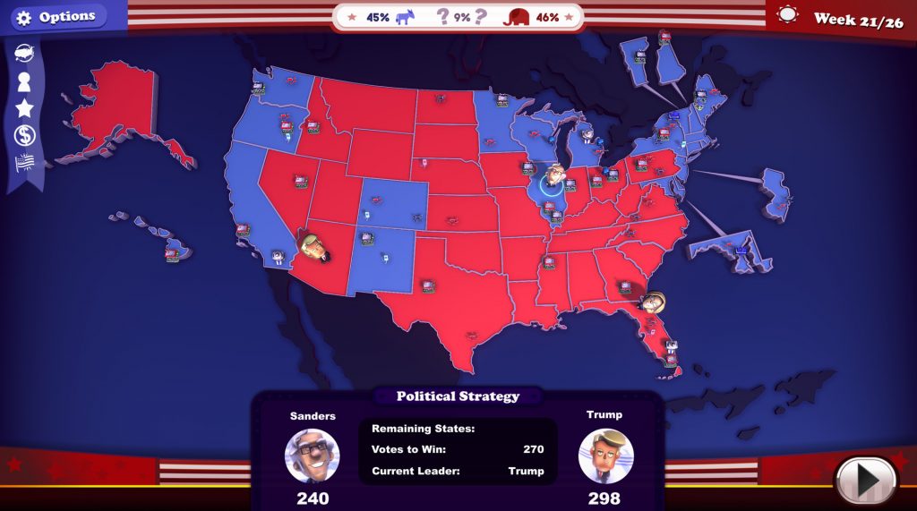Election Update: The Political Machine 2020 - The Indie Game Website